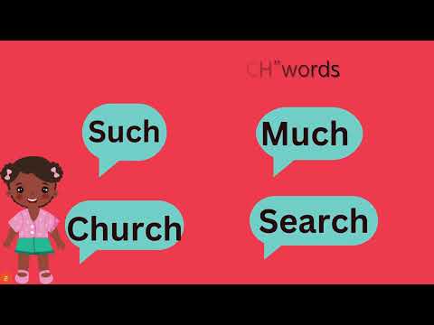 Learn & Introduce Words that End in ” CH” words for Kids #learnalphabets #learning #learnenglish