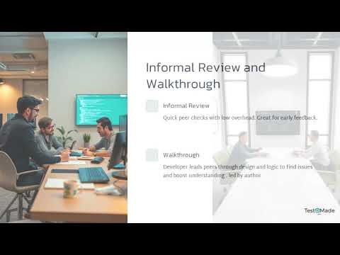 Types of Reviews in Software Testing