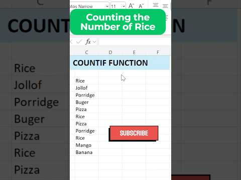 Count If Function #excel #cprint #exceltips #exceltricks #mastermode #learn #viral #tutorial
