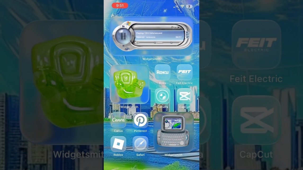 IPHONE LOCKSCREEN TUTORIAL IOS26 #frutigeraero #aestheticroomdecor #frutigeraeroroom #ios26