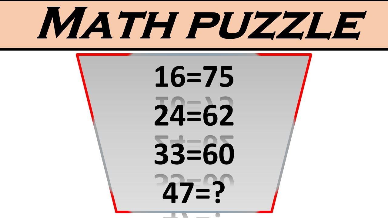 Math, math, math #69 I Maths puzzles with answers