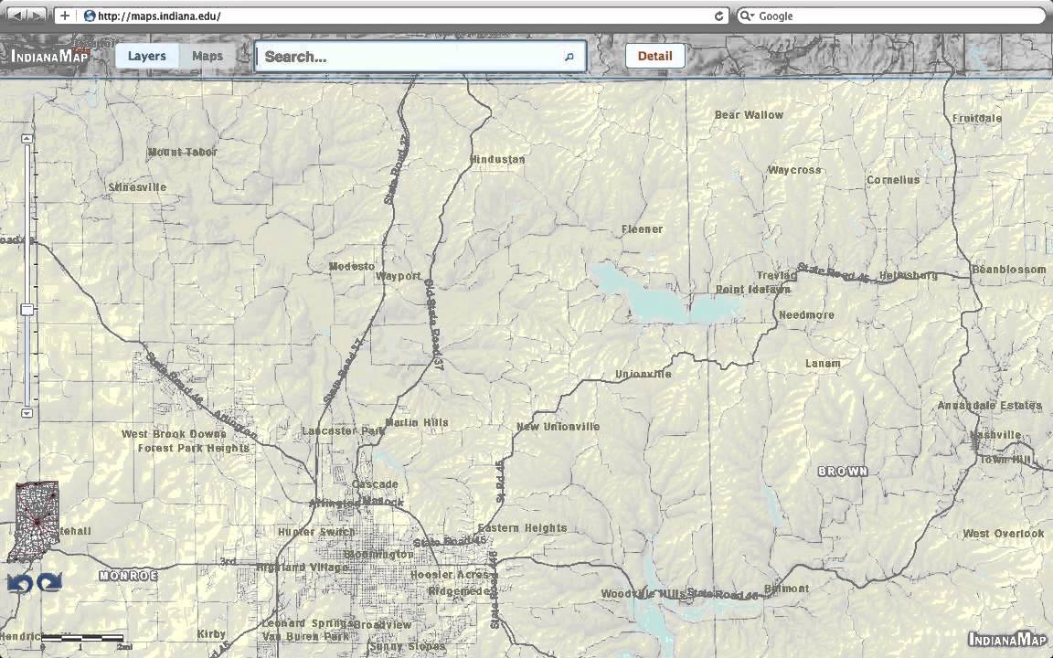 IndianaMap Quick Start