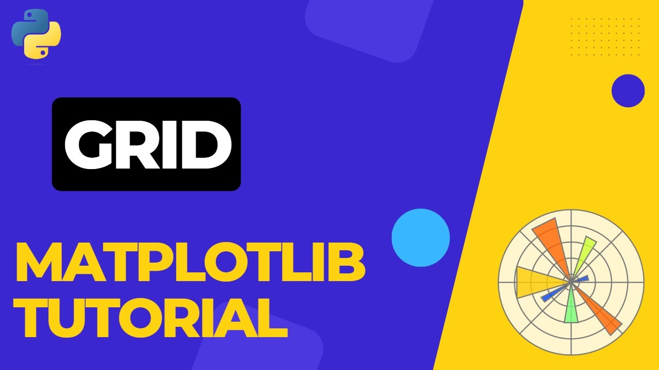 How to add a GRID to a Matplotlib Figure |  Python Tutorial 07