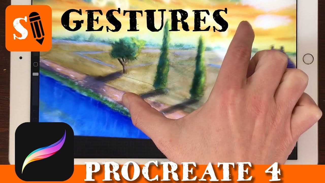 Procreate 4 Tutorial - Gestures