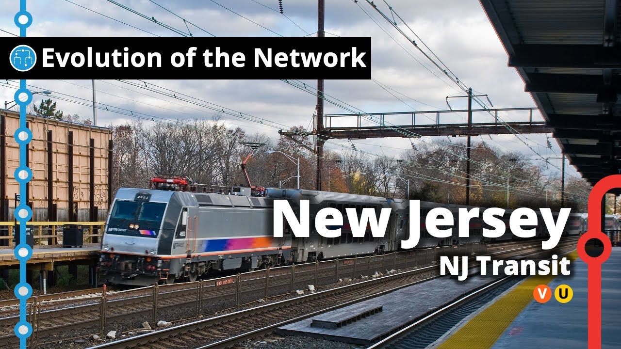 New Jersey's Commuter Rail Network Evolution