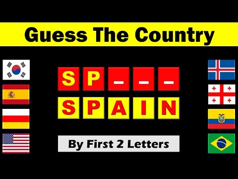 Guess The Country By First 2 Letters l NY Quiz Channel