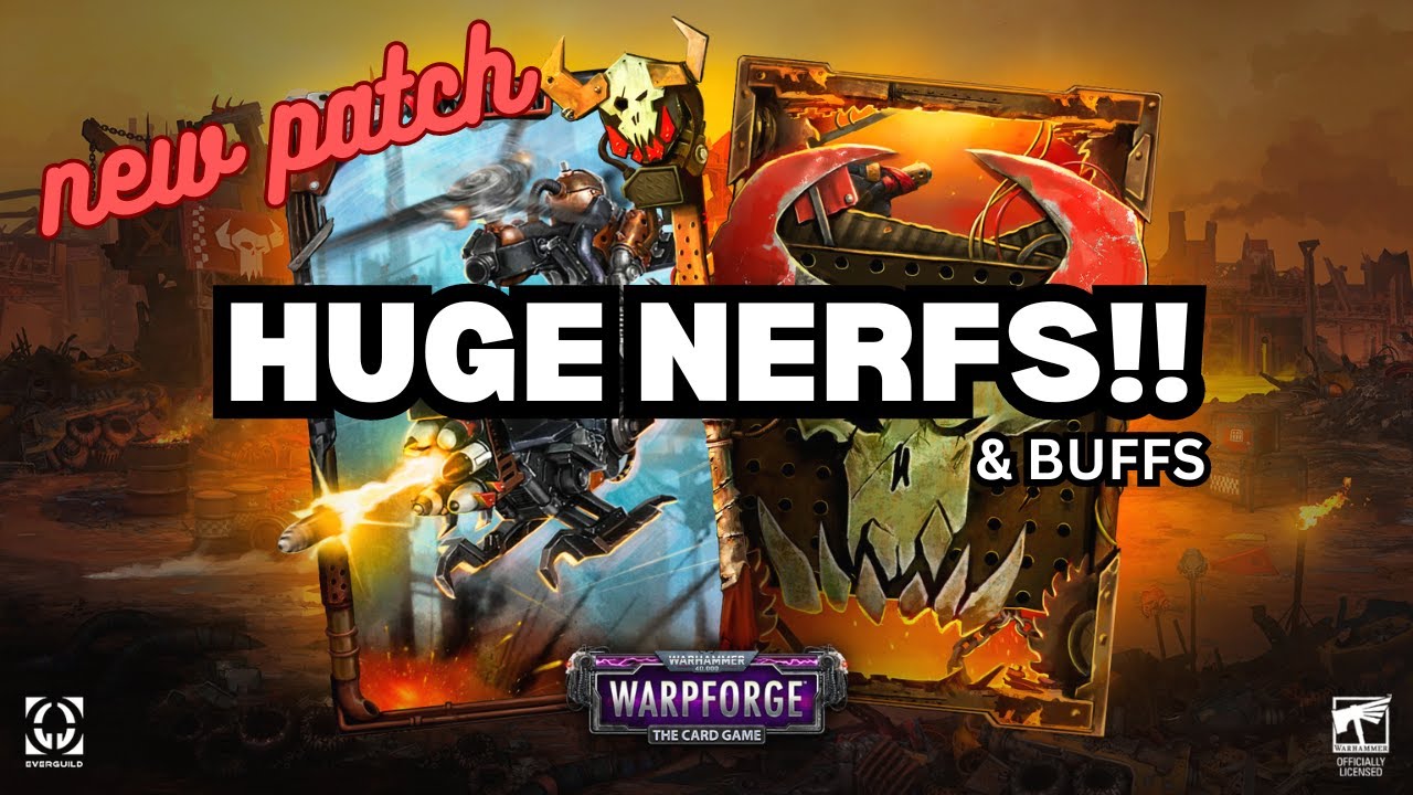 New Patch! Huge Nerfs and buffs to Warhammer 40k: WARPFORGE