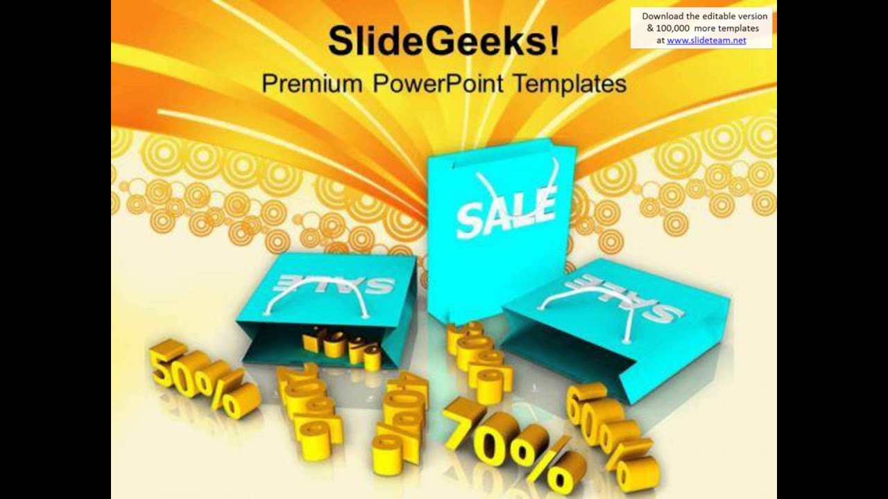 sale online discounts and shopping powerpoint templates ppt backgrounds for slides 0513 presentation