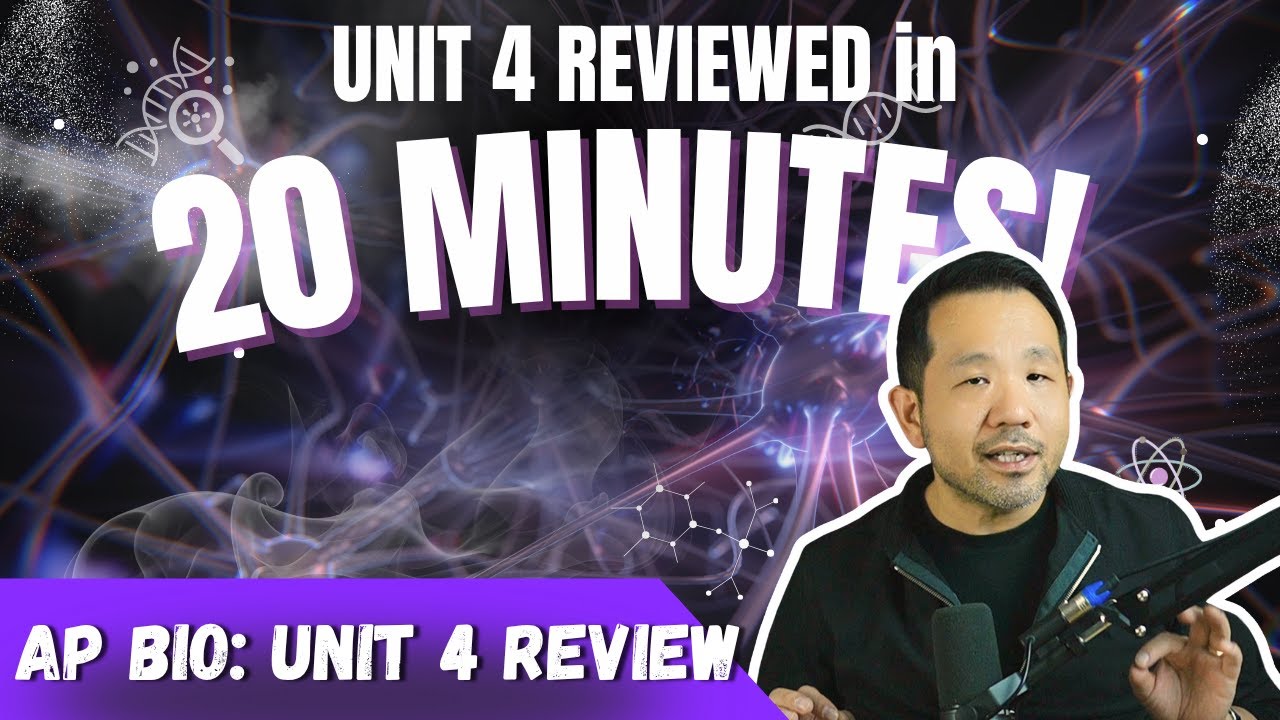 Let's Review the Unit 4 of AP BIOLOGY in 20 minutes!