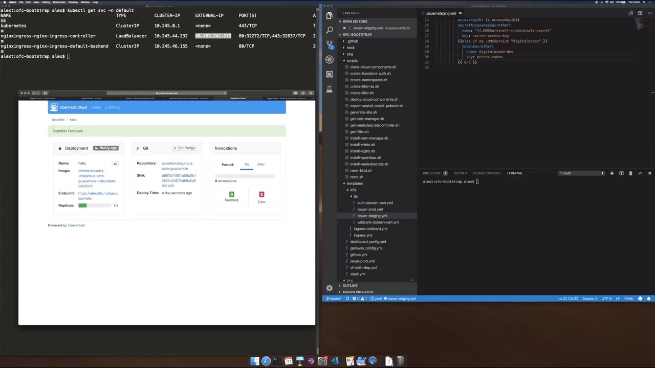 Get your own OpenFaaS Cloud in 100 seconds