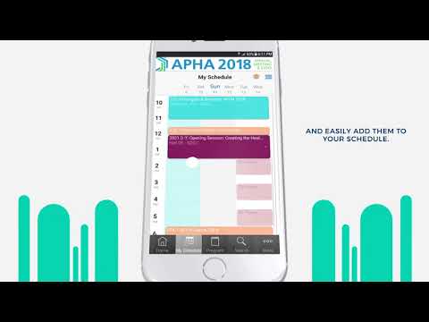 Check Out the APHA 2018 Official App!