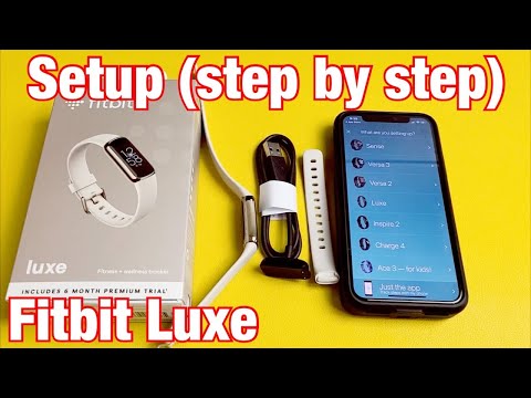 Fitbit Luxe: How to Setup (step by step) on iPhone or Android Phone