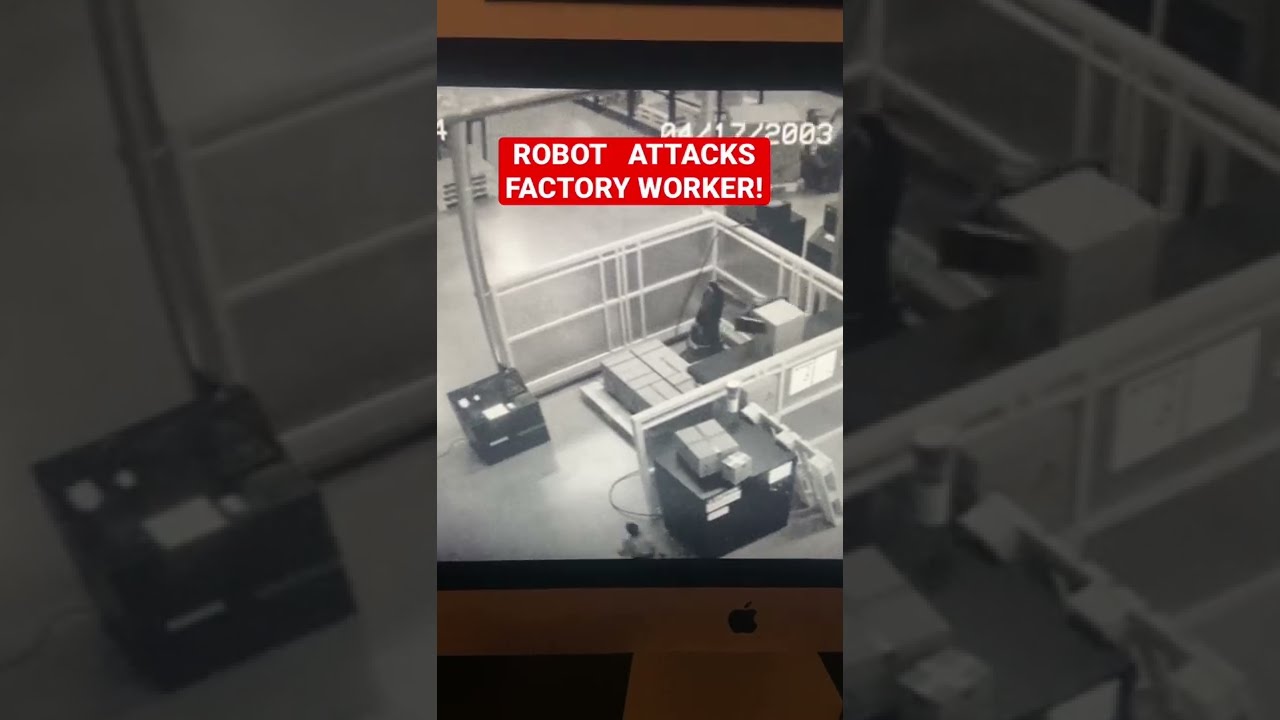 Robot Attacks Factory Worker! #vfx