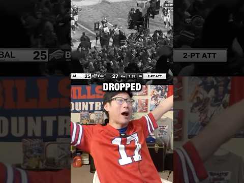Bills Fan Reaction to Likely TD and Mark Andrews Drops 2 point conversion Ravens vs Bills #nfl