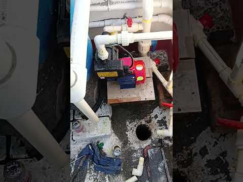 plumber work Pressure pump fitting
