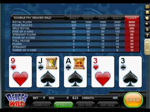 Video Poker - Free Online Games - Games.com -Deuces Wild