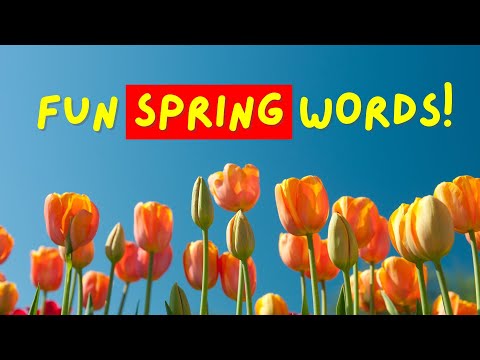 Spring Vocabulary for Kids | Learn English Words