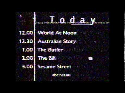 ABC TV - Tuesday Programme Schedules (1/2/2000)