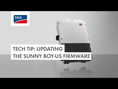 Tech Tip: Updating the Sunny Boy-US Firmware