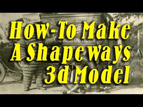 How to model for shapeways, 3d printing