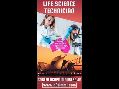 Life Science Technician Career Scope in Australia | Work Hours | Salary | Gender Preference