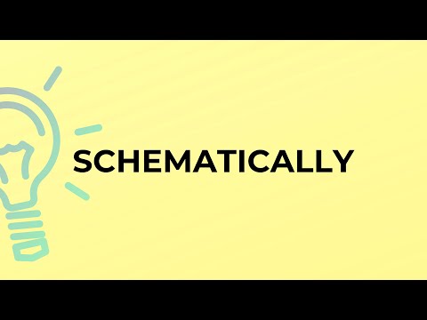 What is the meaning of the word SCHEMATICALLY?