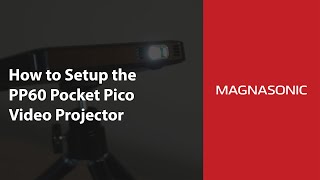 PP60 Black LED Pocket Pico Video Projector | Magnasonic
