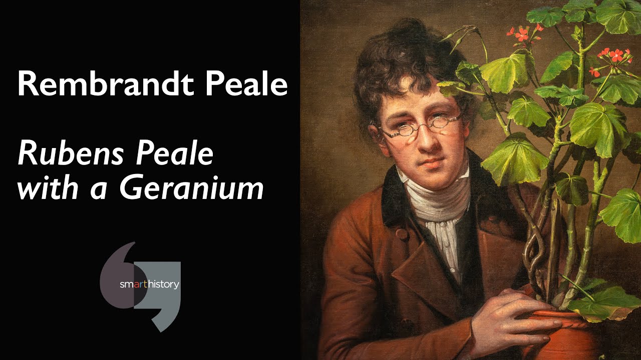 Rembrandt Peale, Rubens Peale with a Geranium