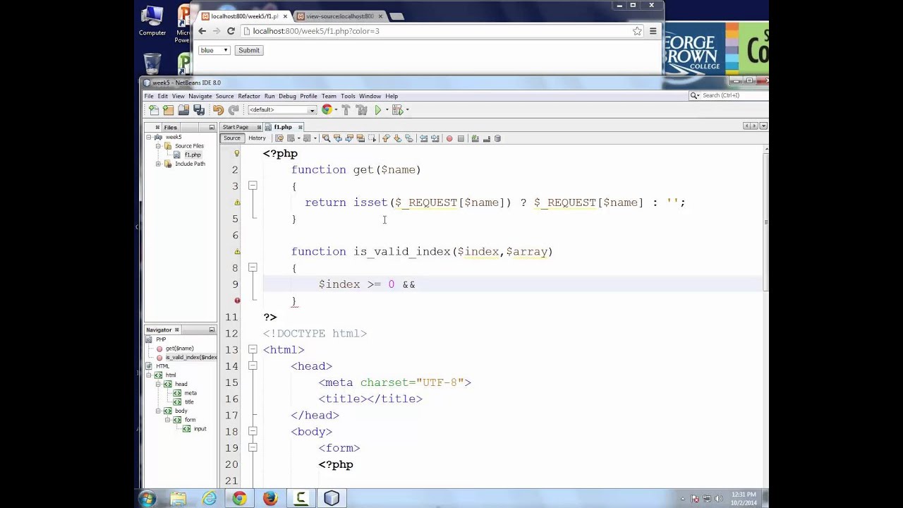PHP Create dropdown list using array - part 2