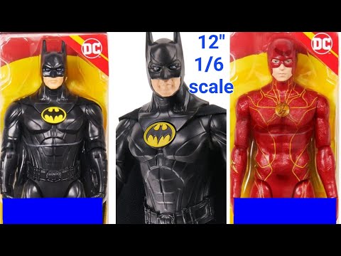 The Flash Movie Batman McFarlane Toys Action Figures Spin Master Michael Keaton Ezra Miller Trailer