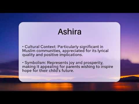 Ashira - Baby Girl Name Meaning, Origin & Popularity - RandomNames.com