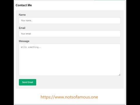 Blogger - Contact Form (Page)
