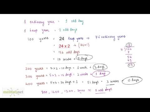 QT 204 How to Count Odd Days