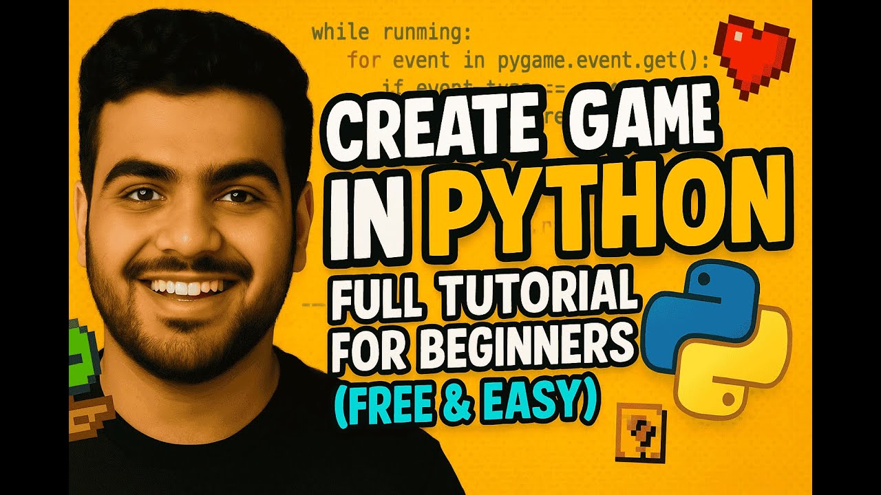 Build Your First Pong Game in Python with Pygame – Beginner Tutorial (AI-Powered Coding)