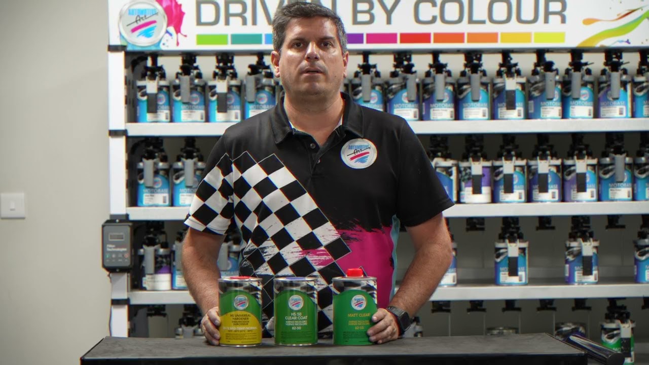 Automotive Art Paints: How to Intermix Matt Clear & Gloss Clear