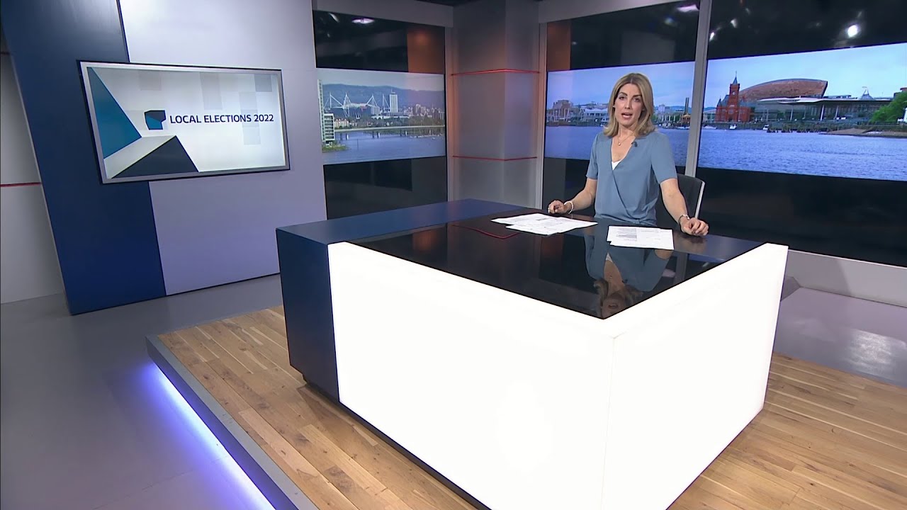 ITV News Wales at Six (18BST - Full Program - Local Elections - 6/5/22) [1080p50]