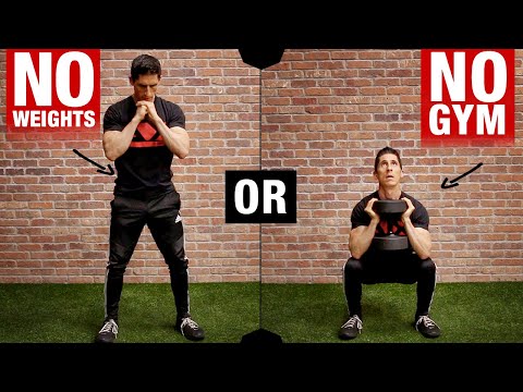 Athlean-X Dumbbell or Bodyweight Leg Day Circuit Workout Video