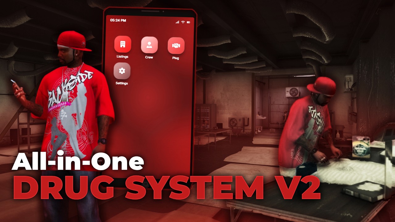 All-in-one Drug Script (Schedule 1 Inspired) - tk_drugs - FiveM ...