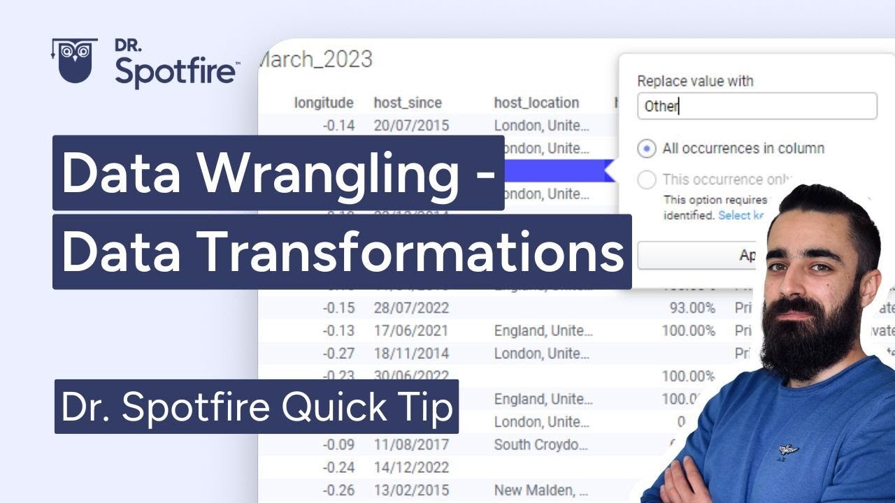 Visual Data Wrangling - Data Transformations