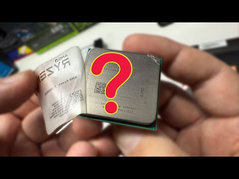 Monkey Business Sticker on Fake AMD Ryzen 7 9800X3D