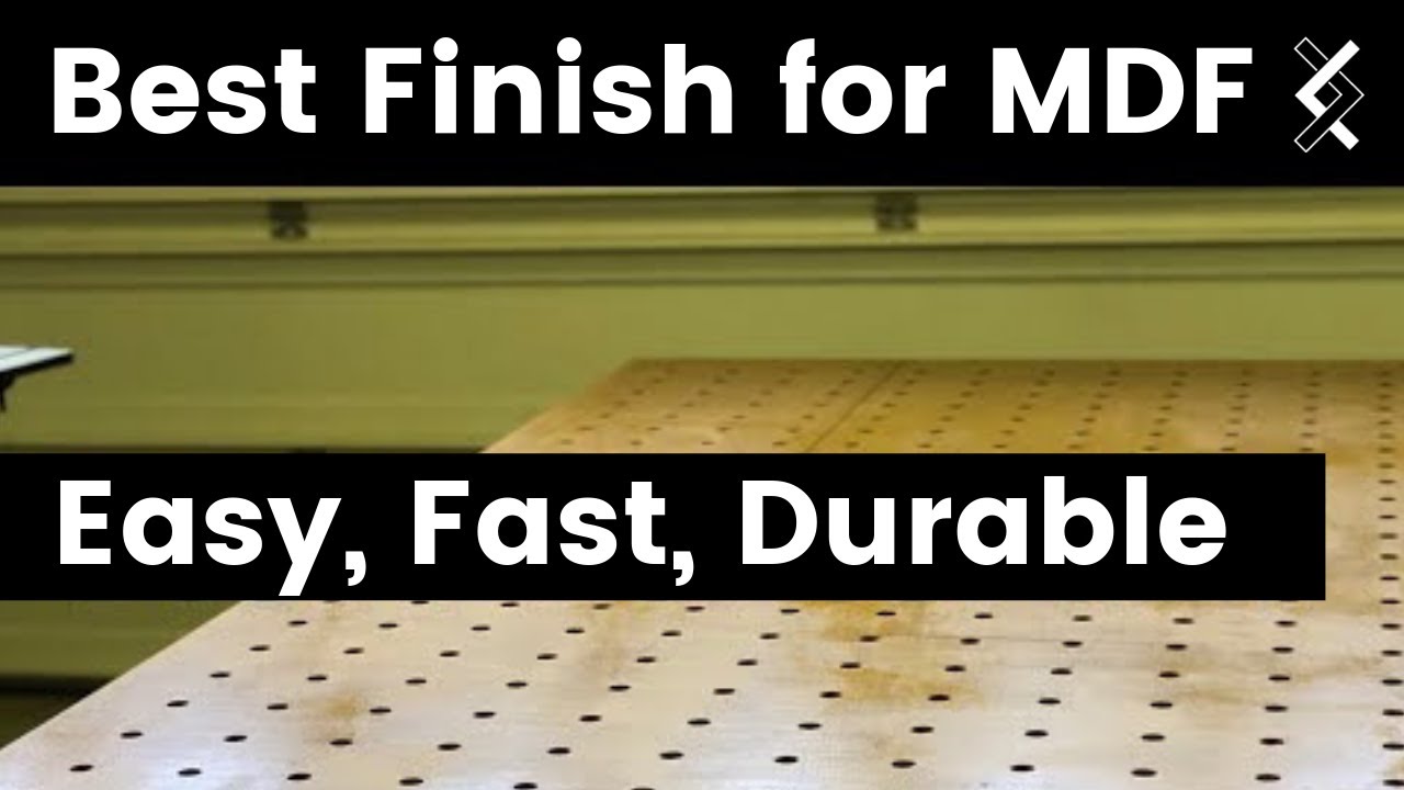 How to Finish MDF Workbench — How to Woodworking