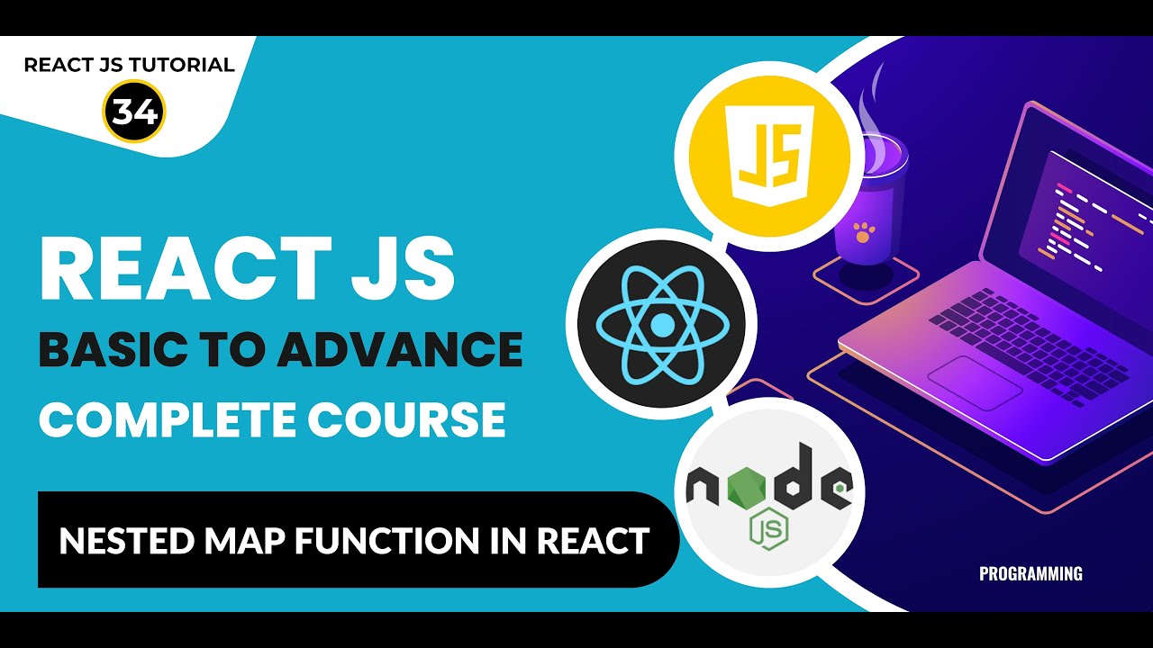 React Tutorial In Hindi #34: React Nested Map Function | React JS Tutorial For Beginners