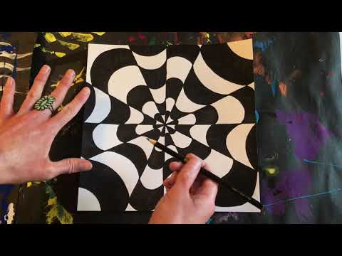 NEW OP ART DRAWING VIDEO TUTORIAL! – Art with Mrs Filmore