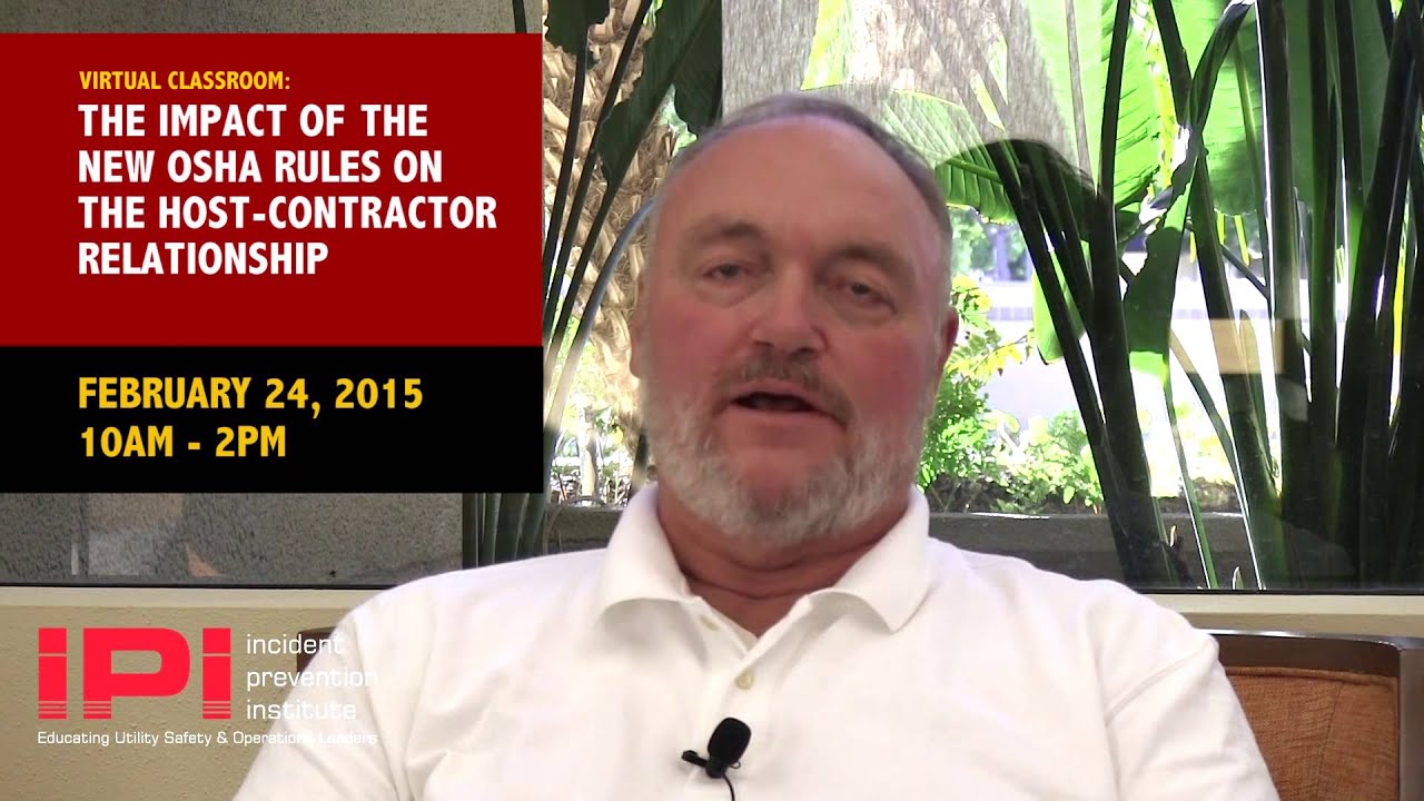 Virtual Classroom: The Impact of OSHA's New Rules on the Host-Contractor Relationship