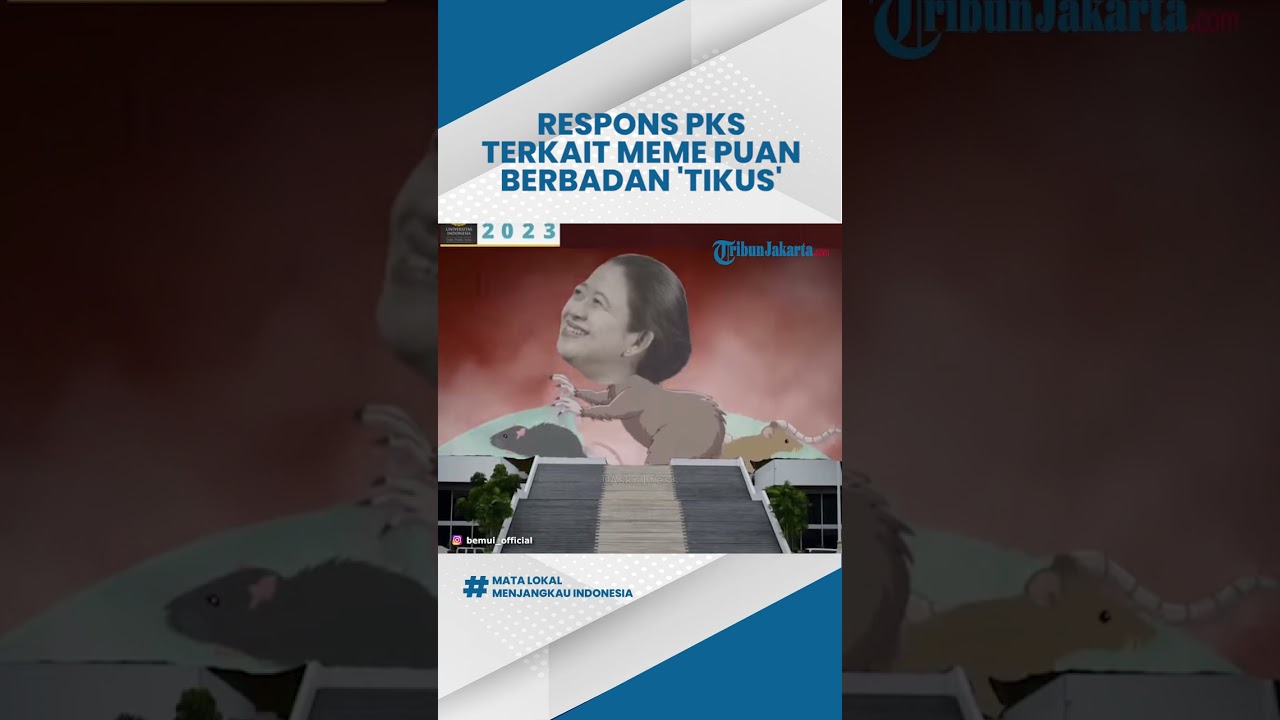 PKS Merespons soal Meme Puan Maharani Berbadan Tikus yang Diunggah BEM ...