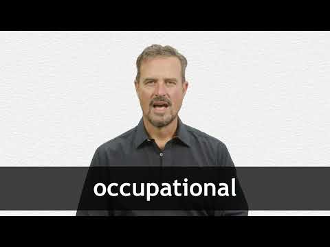 OCCUPATIONAL definition and meaning | Collins English Dictionary