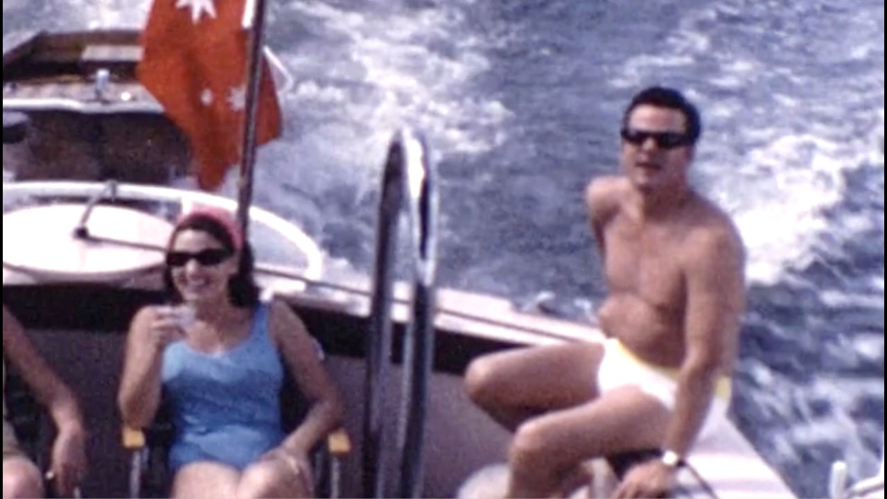 1969 River Yacht Trip In Australia With Sun Fun & Scenery Vintage Super 8 Film