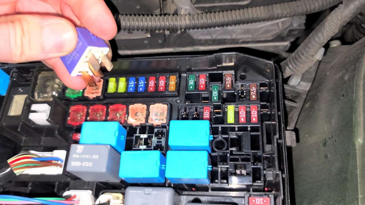 2016 Toyota Corolla Starter Relay & Fuses