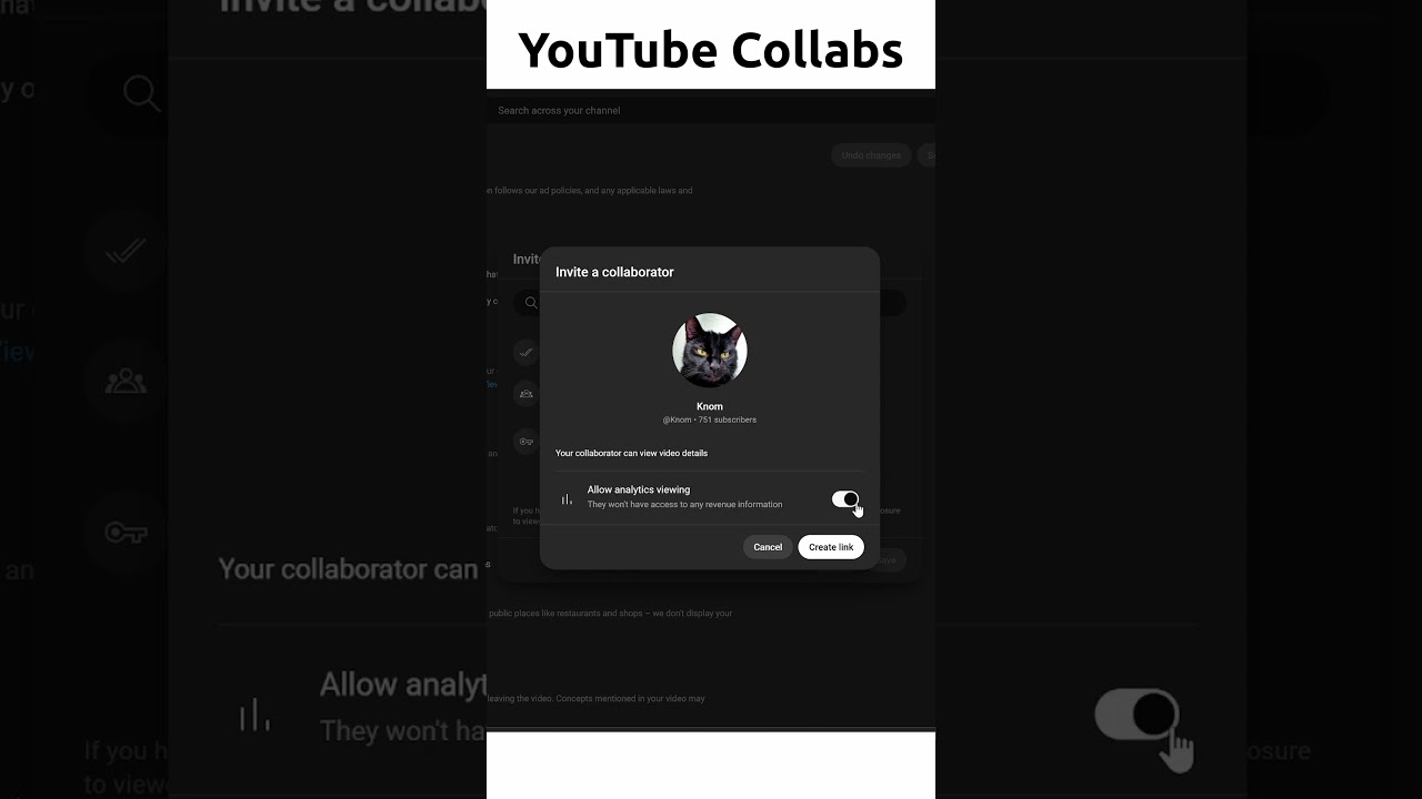 How to Use YouTube's NEW Collabs Feature (in 30s)