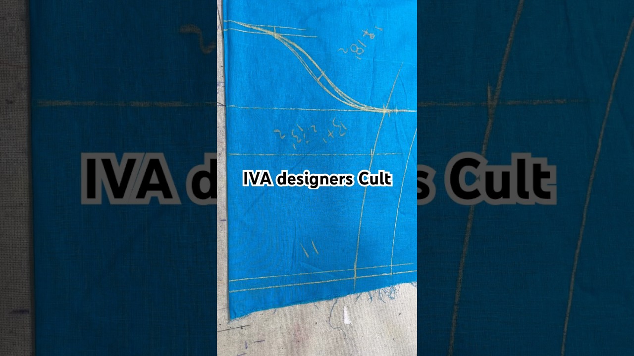 Hand cutting by JOHN#ivadesignerscult #blouse #boutique #perfect #fashion #simpleblousleevpatterns